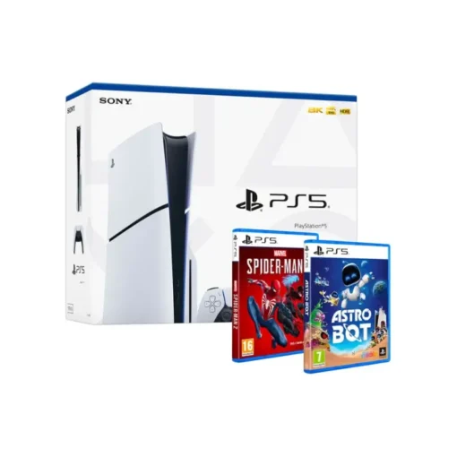 PS5 Slim Standard + Marvel’s Spider-Man 2 + Astro Bot
